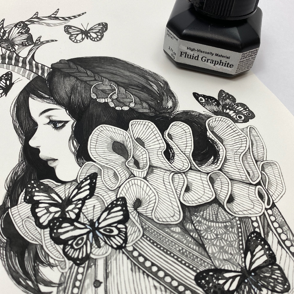Fluid Graphite Ink 60ml