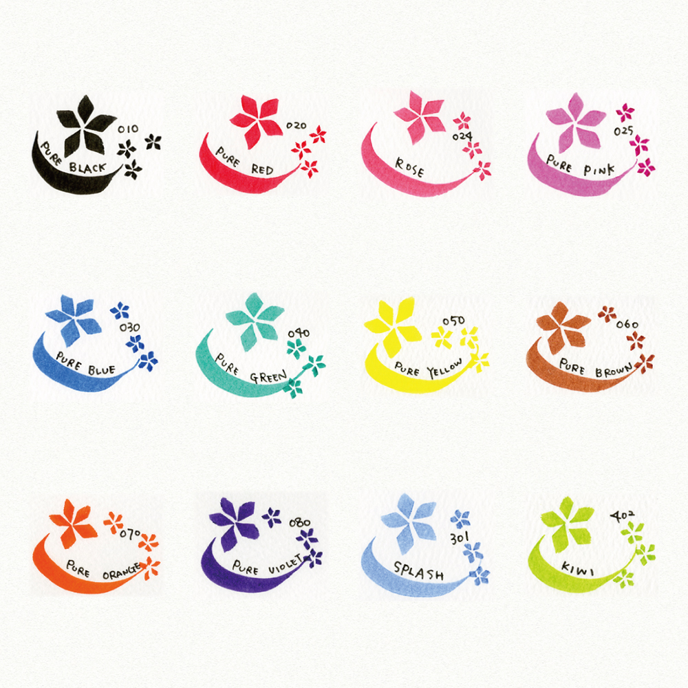 Buy ZIG Memory System Calligraphy 12 Colour Set | Art & Call